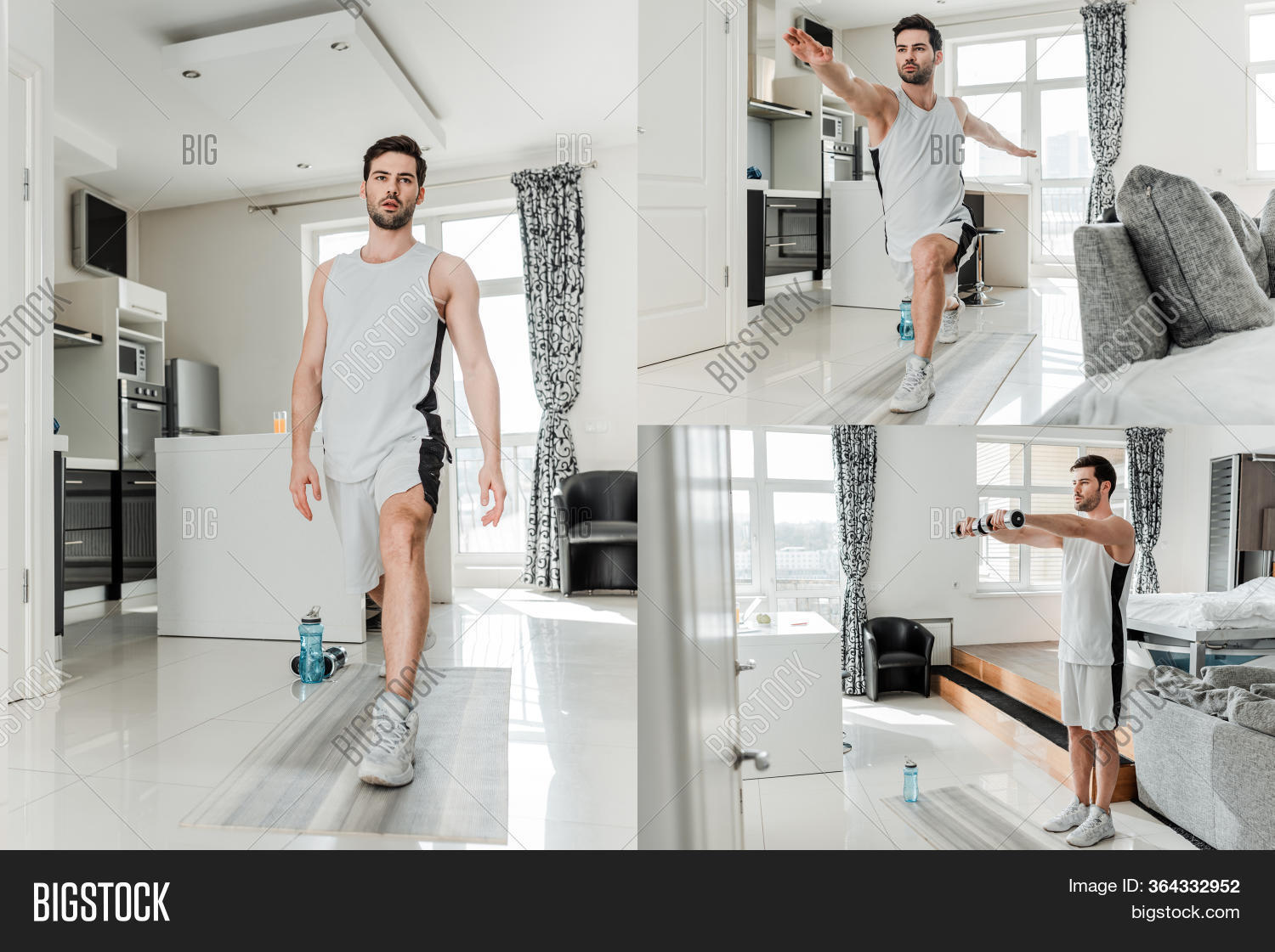 Collage Man Sportswear Image & Photo (Free Trial) | Bigstock