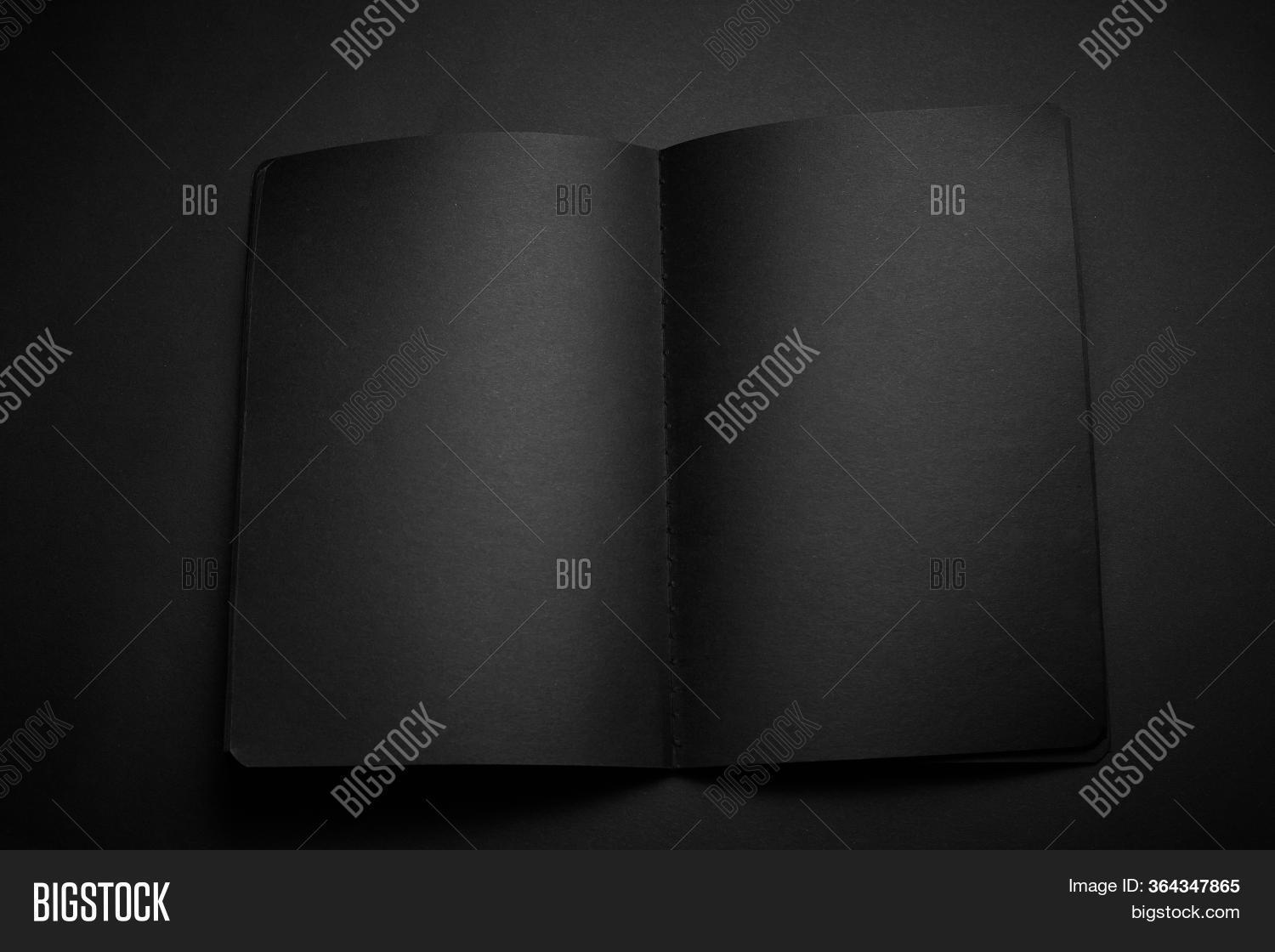 Blank Black Notebook Image & Photo (Free Trial) | Bigstock