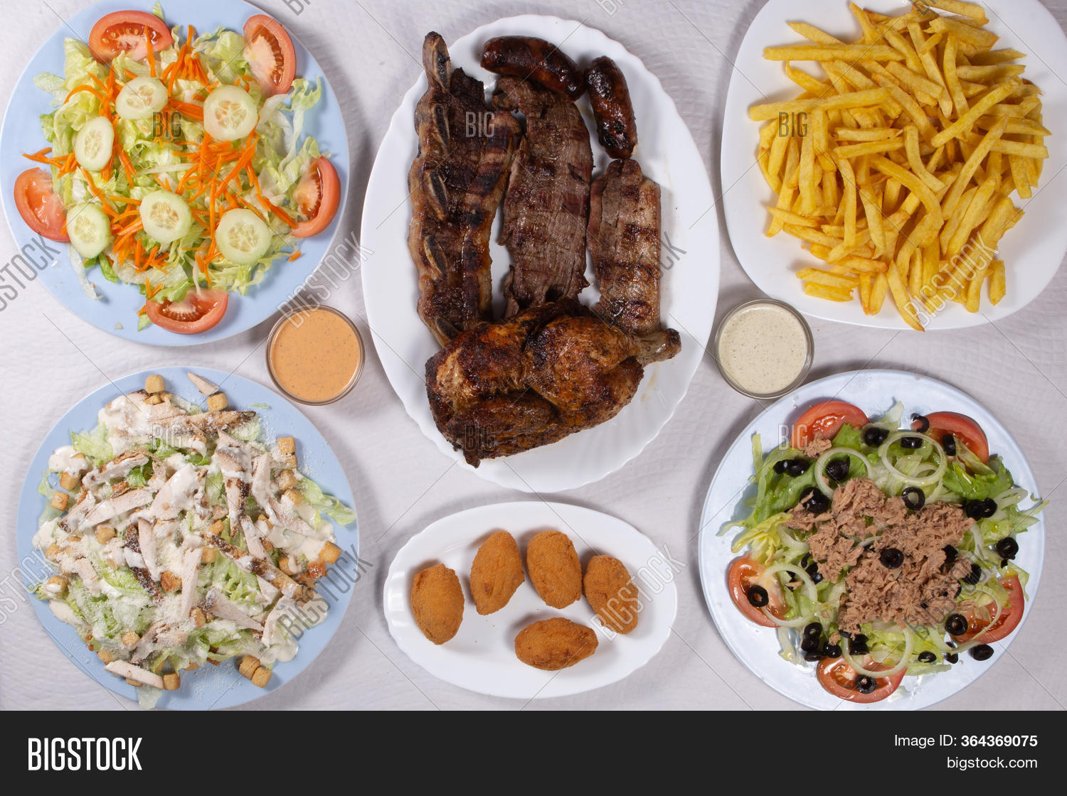 Set Restaurant Food Image & Photo (Free Trial) | Bigstock