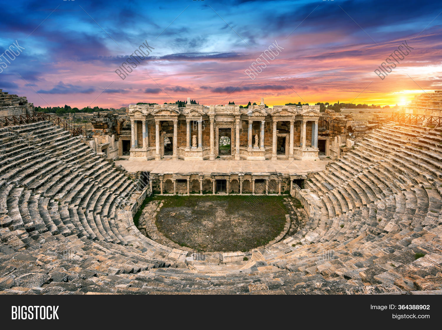 Amphitheater Ancient Image & Photo (Free Trial) | Bigstock