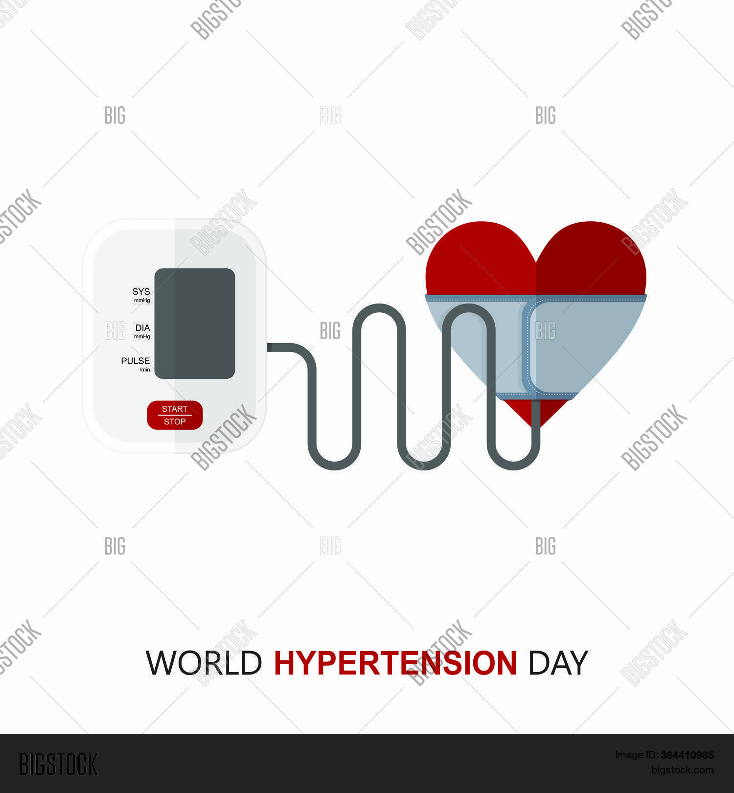 World Hypertension Vector & Photo (Free Trial) | Bigstock