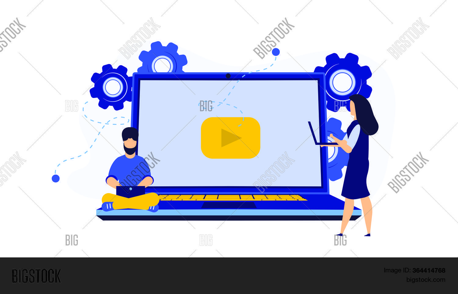 Student Watch Online Vector & Photo (Free Trial) | Bigstock