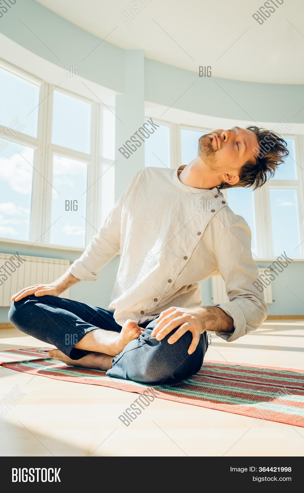 Man Practice Yoga. Image & Photo (Free Trial) | Bigstock