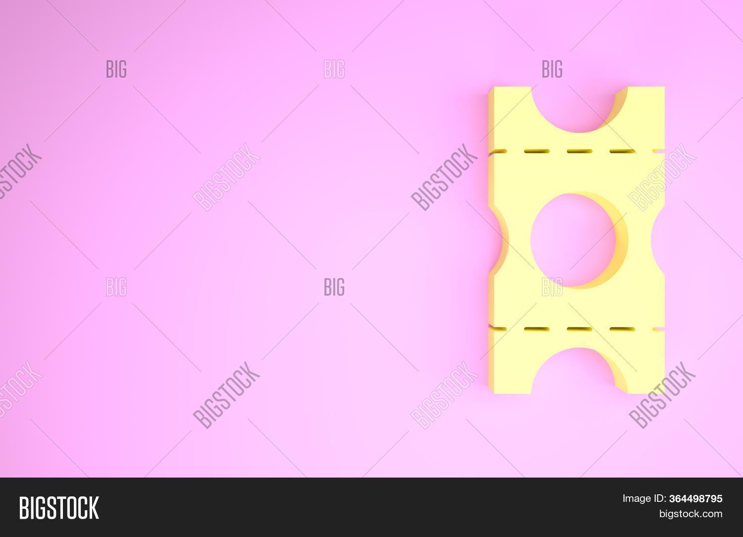 Yellow Coupon Icon Image & Photo (Free Trial) | Bigstock