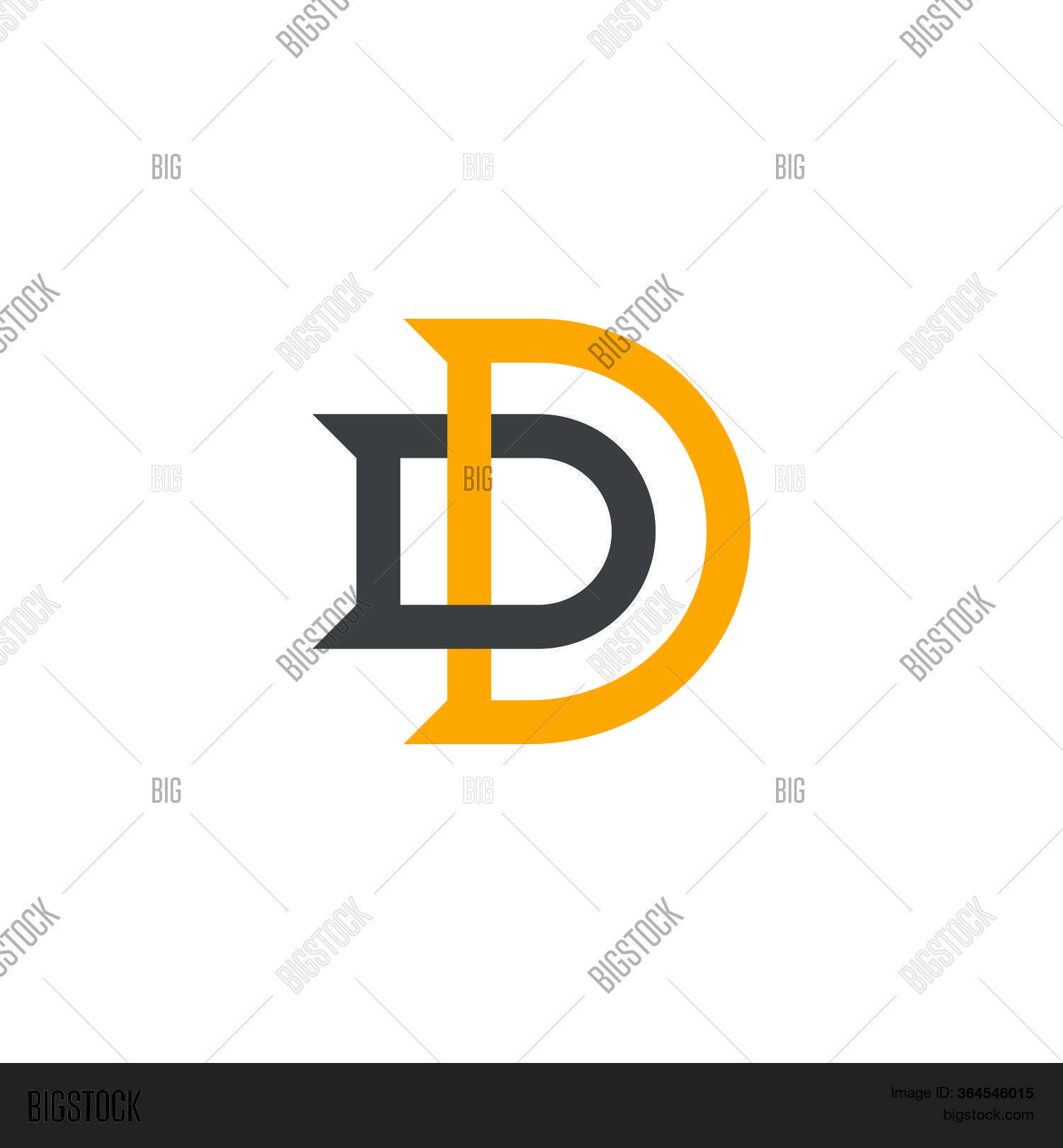 Letter Dd Simple Vector & Photo (Free Trial) | Bigstock
