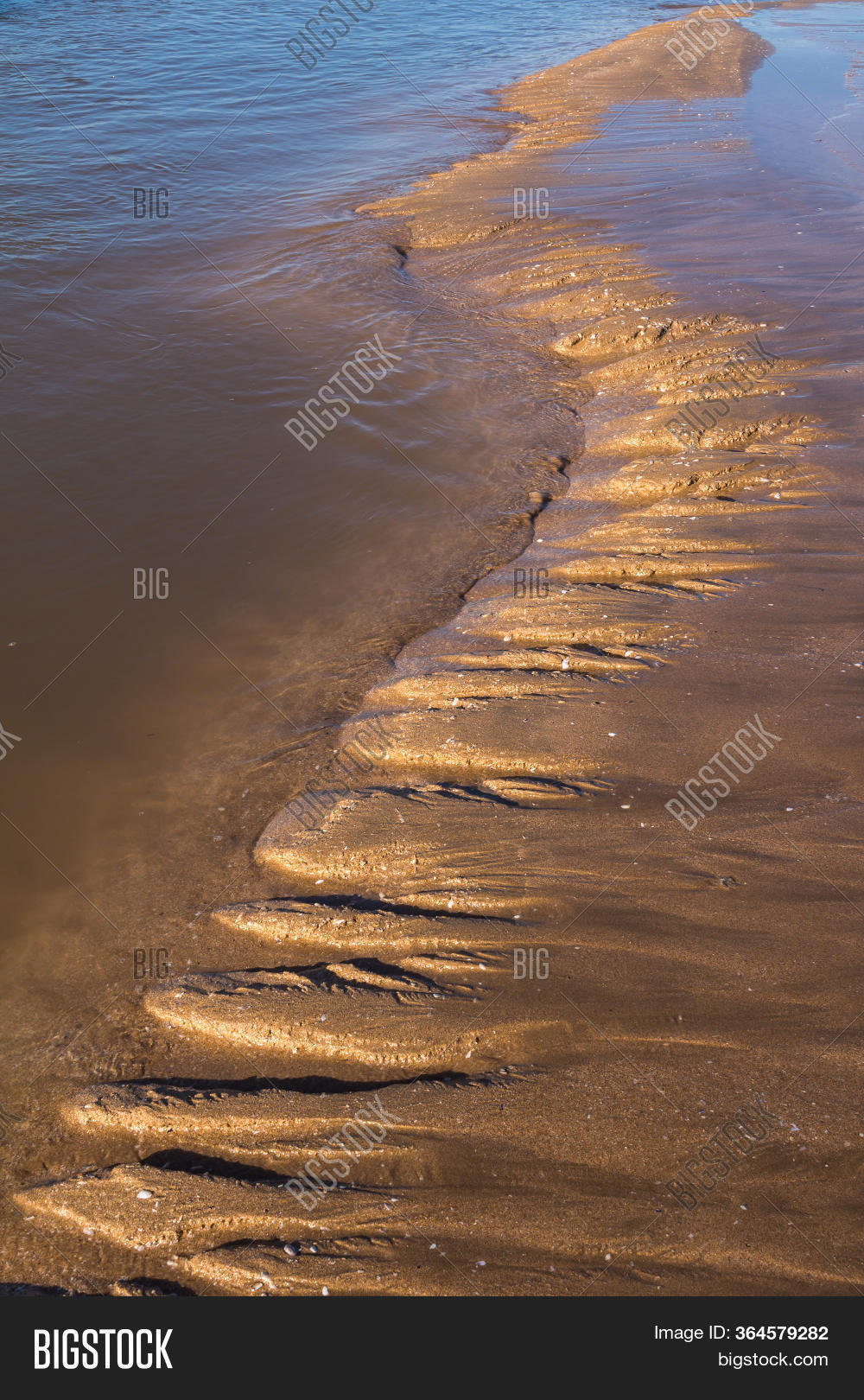 View On Wave Sand On Image & Photo (Free Trial) | Bigstock