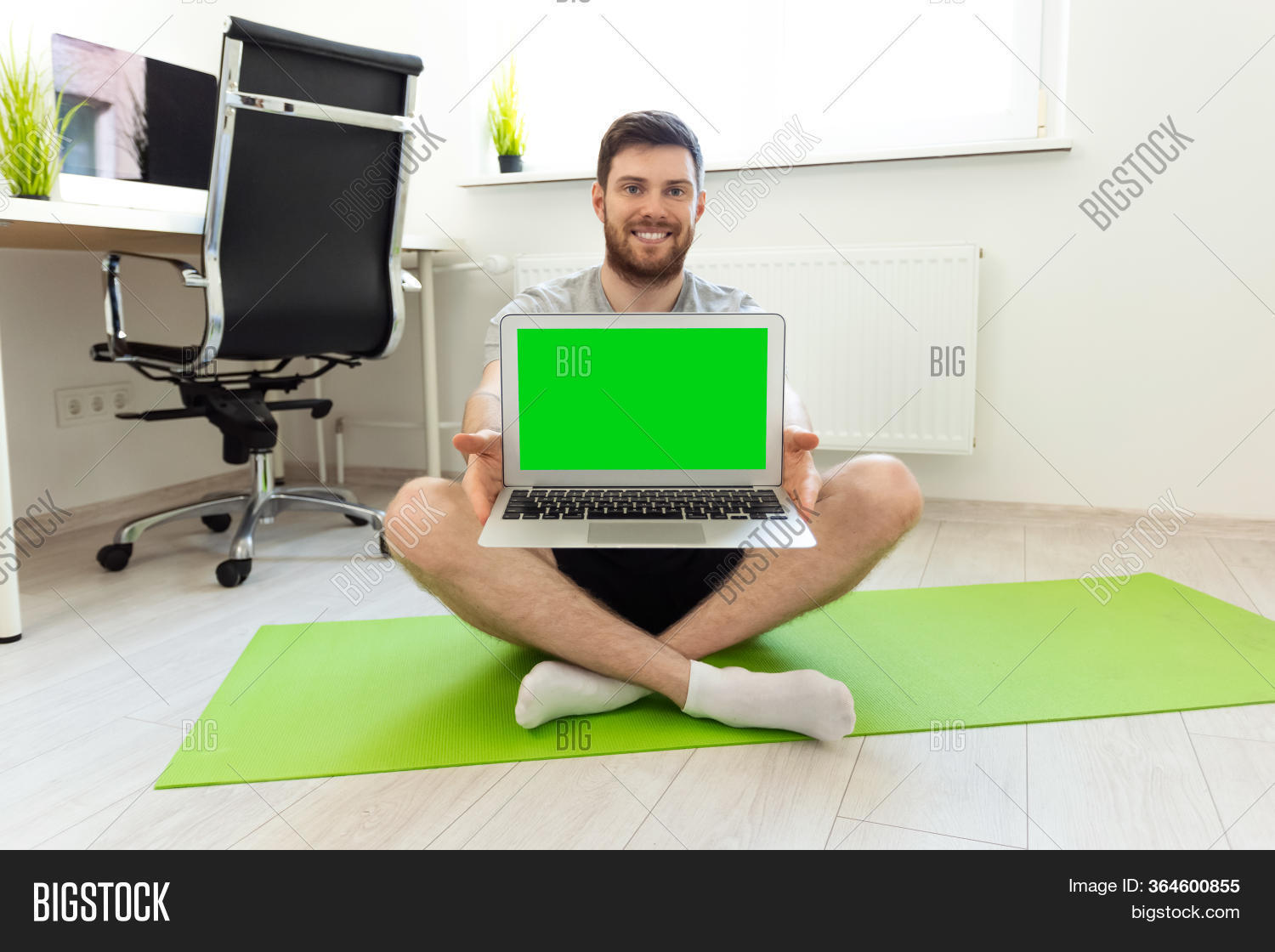 Man Showing Laptop Image & Photo (Free Trial) | Bigstock