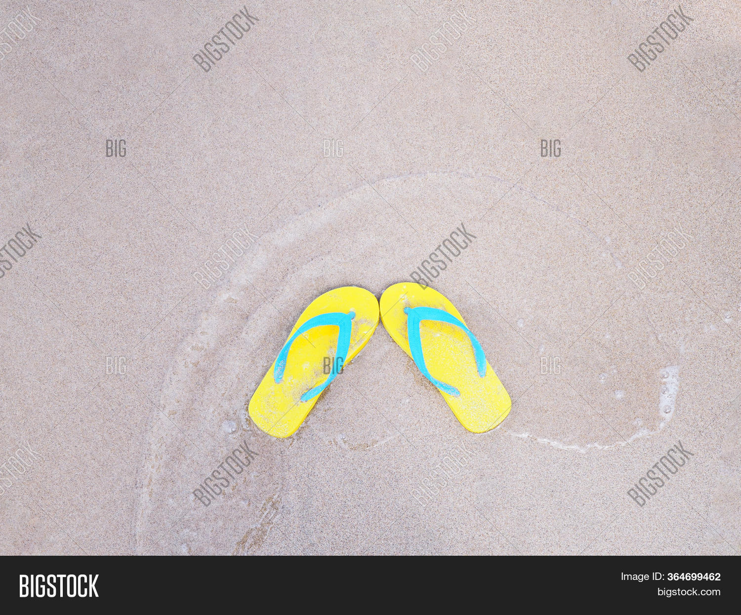 Top View Yellow Sandal Image & Photo (Free Trial) | Bigstock
