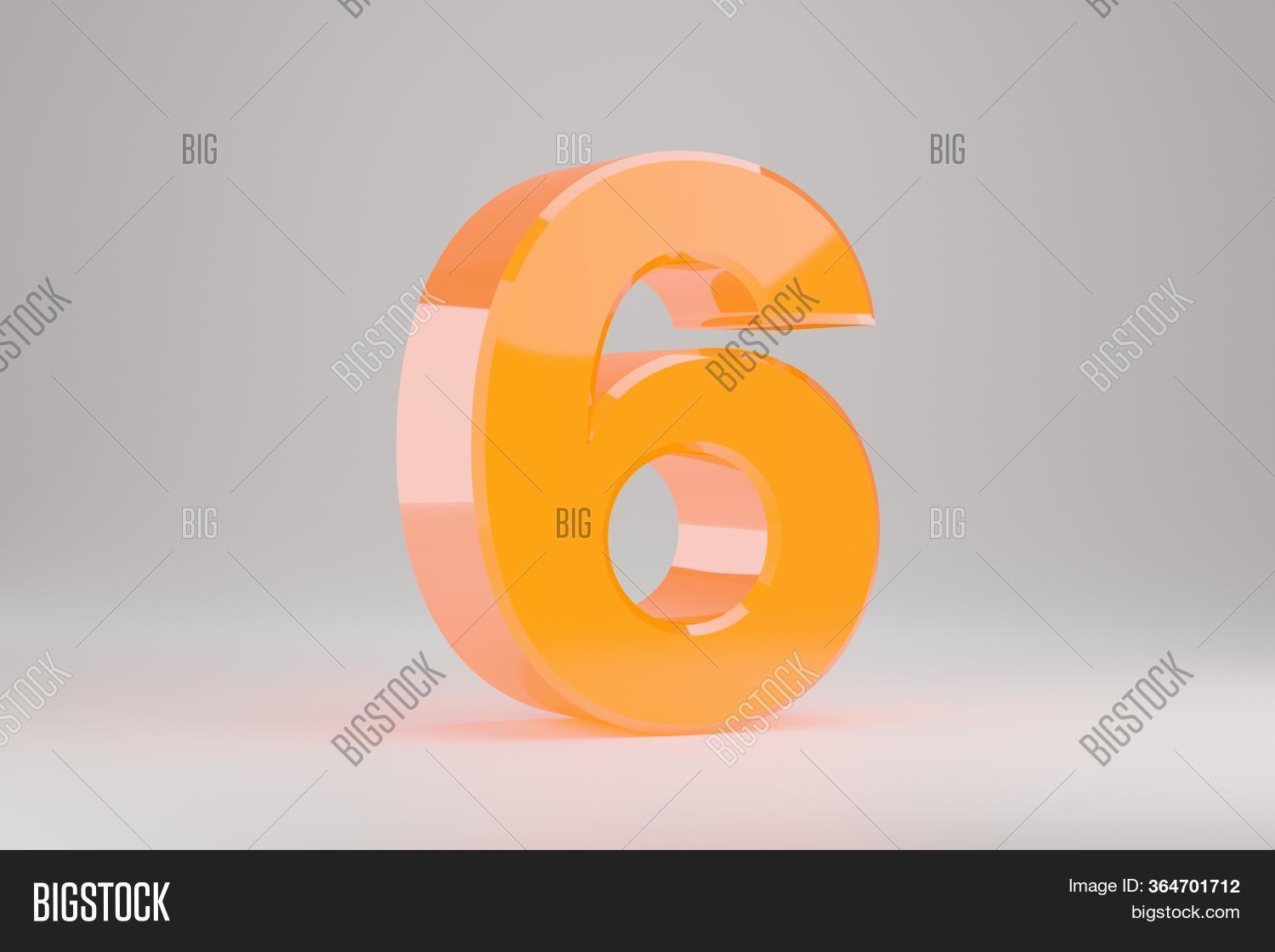 Neon 3d Number 6. Image & Photo (Free Trial) | Bigstock