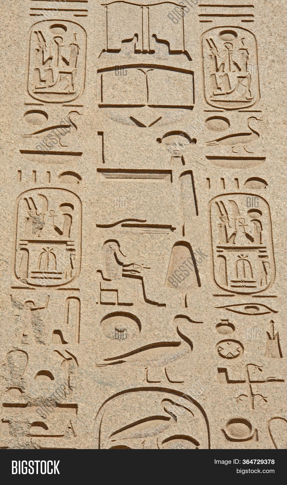 Hieroglypic Carvings Image & Photo (Free Trial) | Bigstock