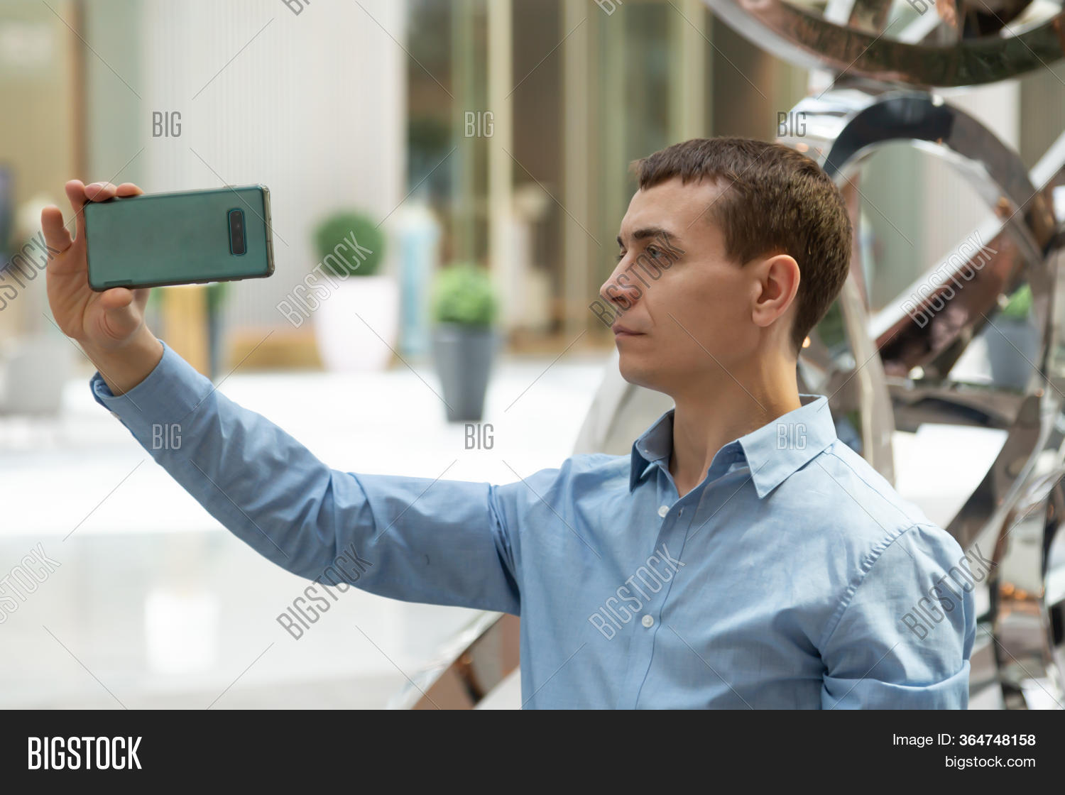 Man Testing Camera On Image & Photo (Free Trial) | Bigstock