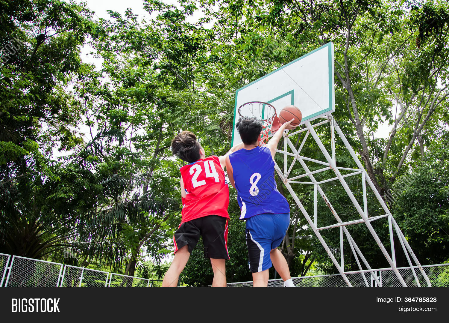 Backyard Basketball Image & Photo (Free Trial) | Bigstock