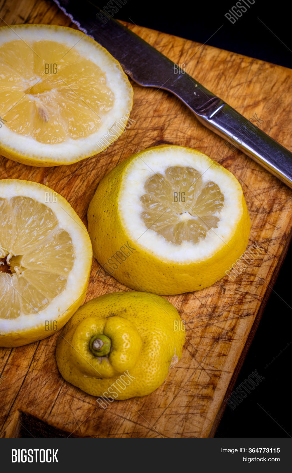 Fresh Lemons Sliced On Image & Photo (Free Trial) | Bigstock