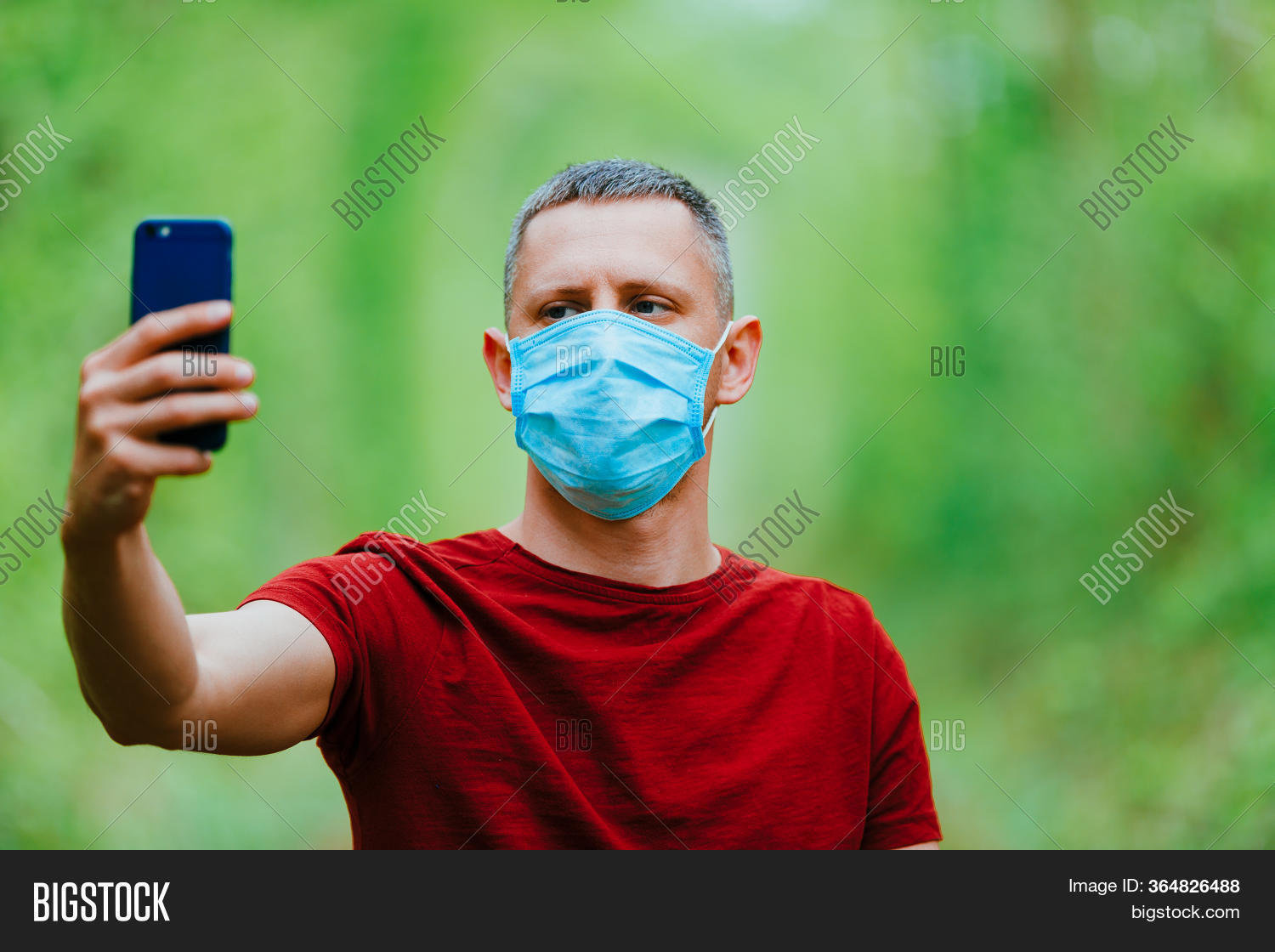 Man Makes Selfie Mask Image & Photo (Free Trial) | Bigstock
