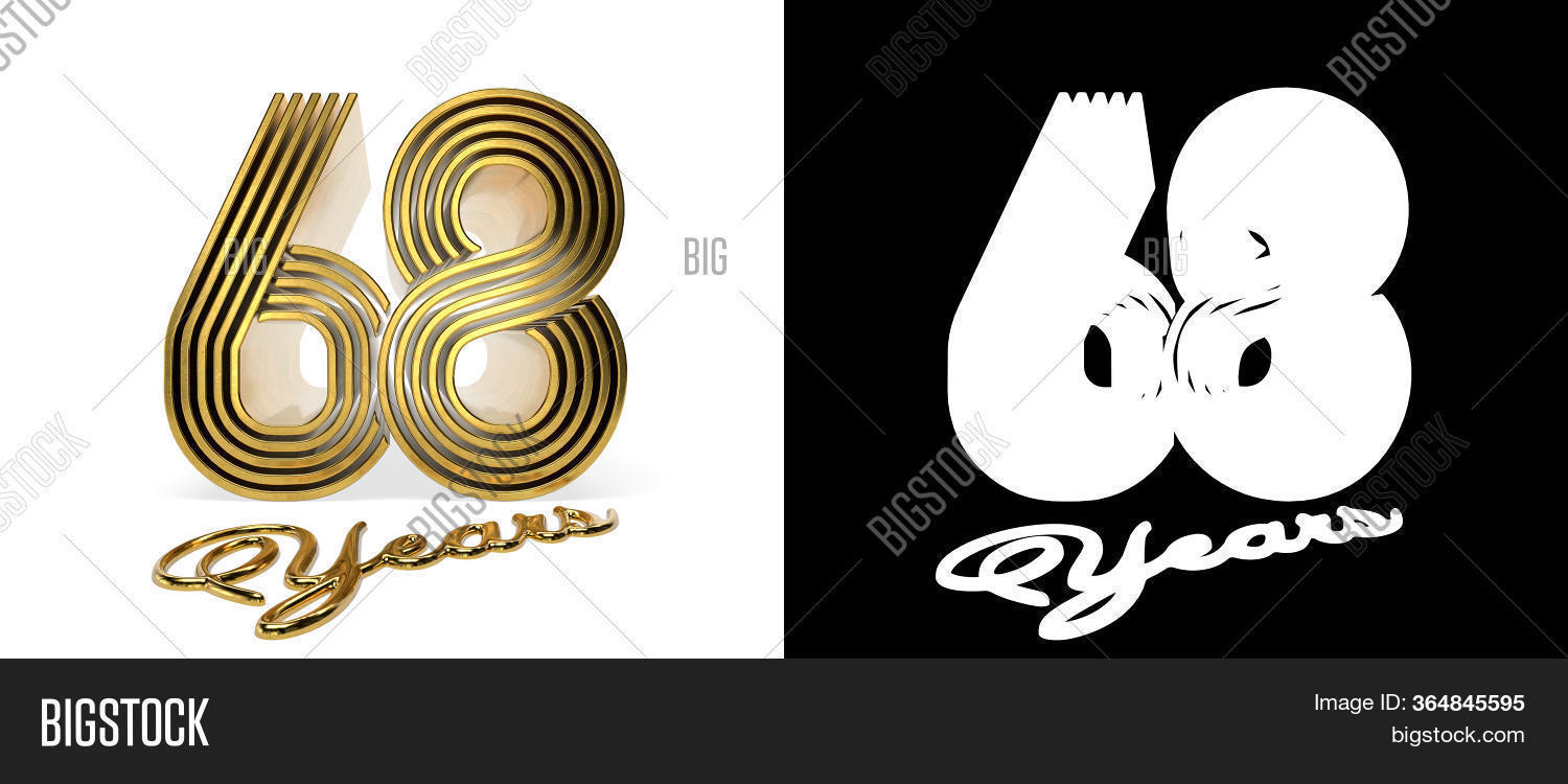 Number 68 (number Image & Photo (Free Trial) | Bigstock