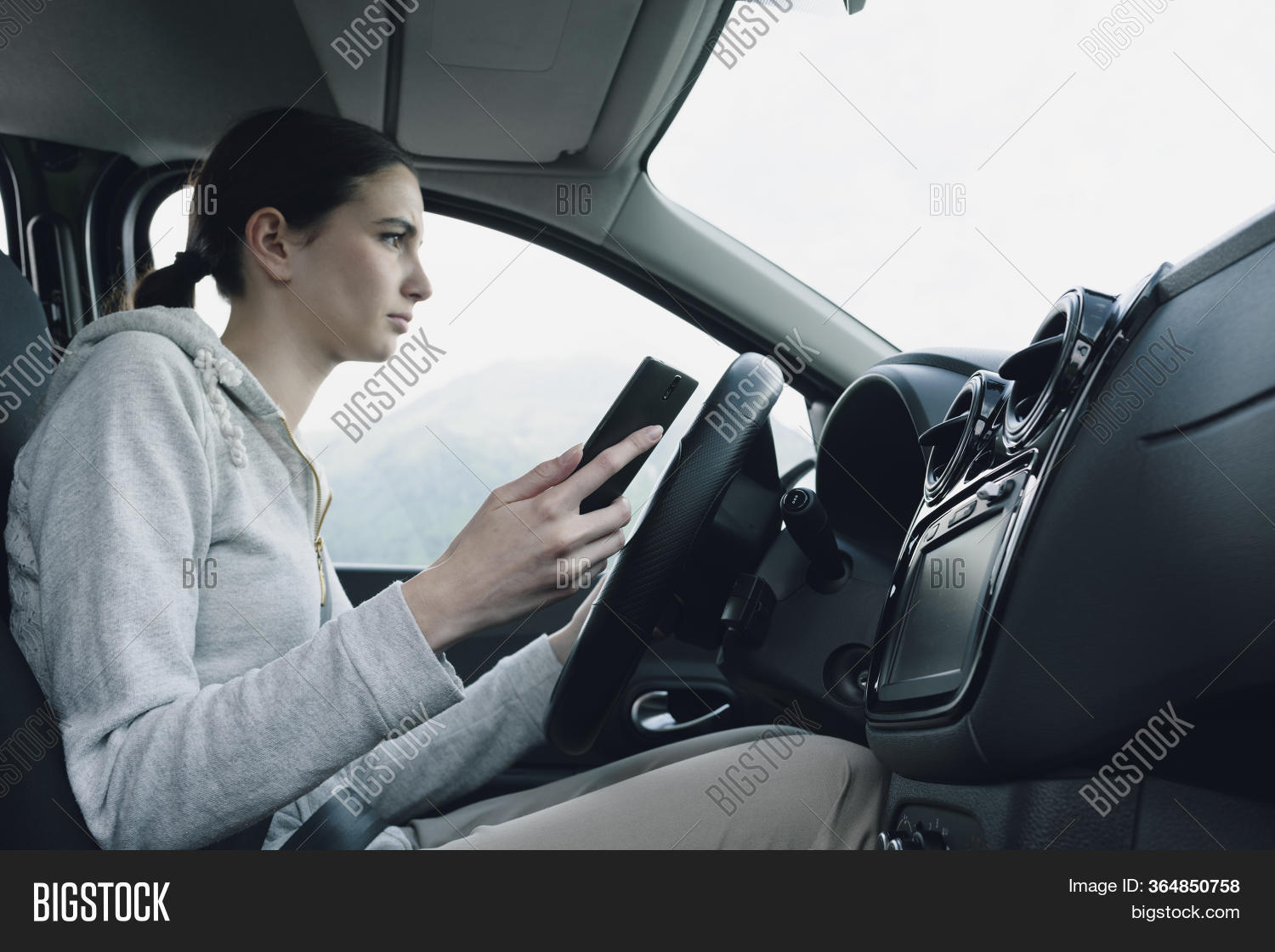 Careless Woman Using Image & Photo (Free Trial) | Bigstock