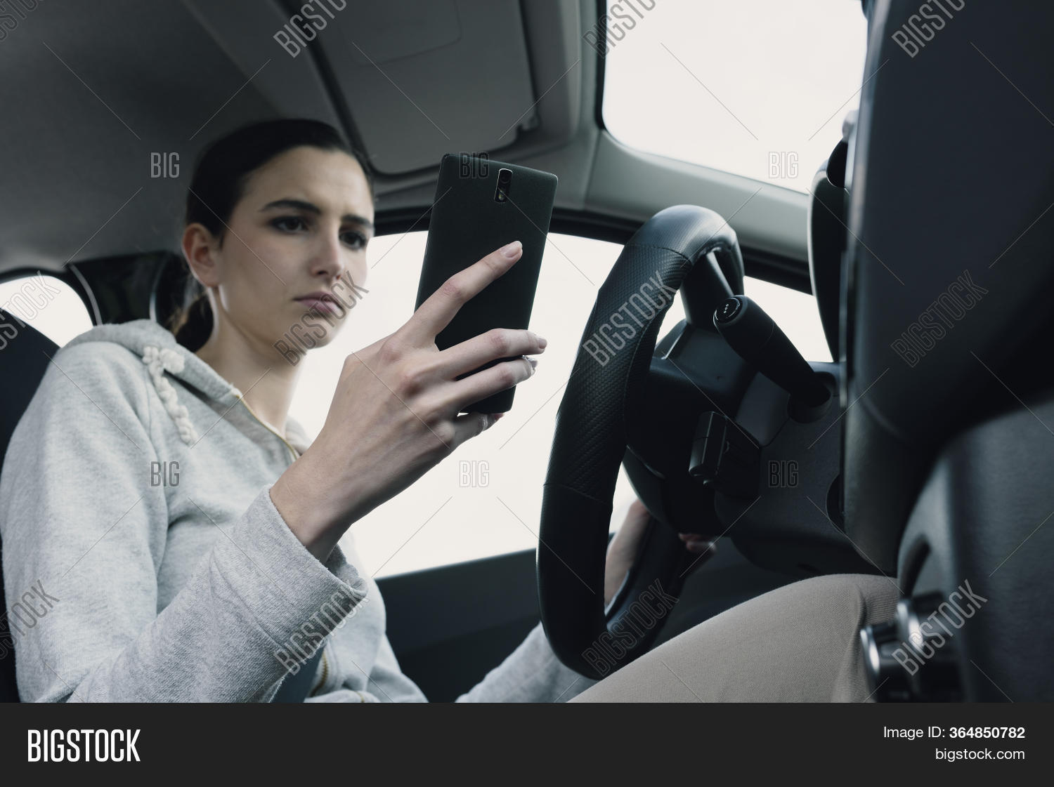 Careless Woman Using Image & Photo (Free Trial) | Bigstock