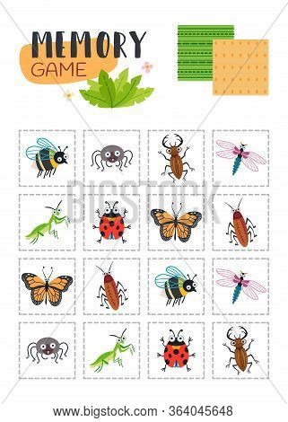 Memory Game Cartoon Vector & Photo (Free Trial) | Bigstock