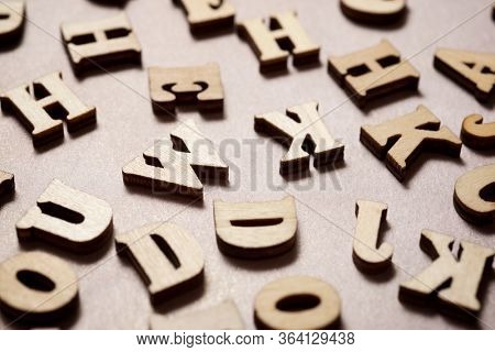 Wood Letters On Table Image & Photo (Free Trial) | Bigstock