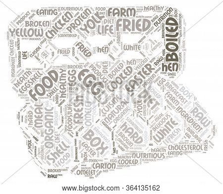 Eggs Word Cloud Art Image & Photo (Free Trial) | Bigstock