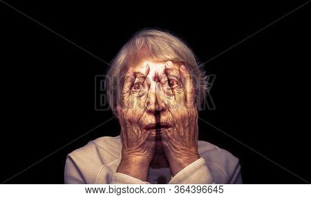 Old Aging Woman Scared Image & Photo (Free Trial) | Bigstock