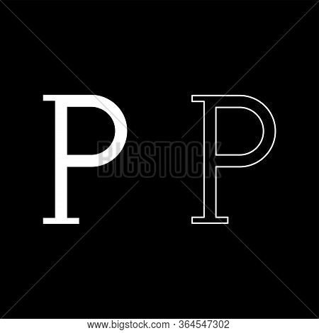 Rho Greek Symbol Vector & Photo (Free Trial) | Bigstock