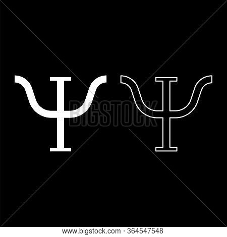 Psi Greek Symbol Vector & Photo (Free Trial) | Bigstock