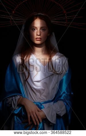 Virgin Mary Portrait Image & Photo (Free Trial) | Bigstock