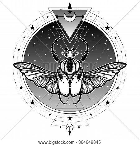 Mystical Symbol Bug Vector & Photo (Free Trial) | Bigstock