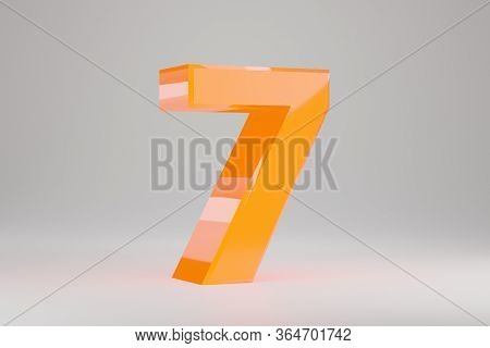 Neon 3d Number 7. Image & Photo (Free Trial) | Bigstock