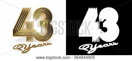 Number 43 (number Image & Photo (Free Trial) | Bigstock