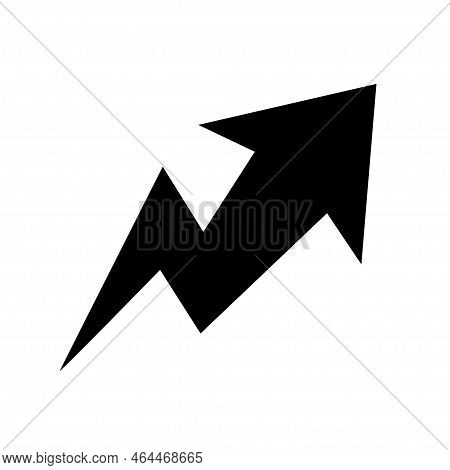 Zigzag Arrow Icon Vector & Photo (Free Trial) | Bigstock