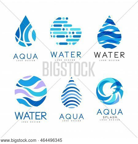 Water Aqua Logo Vector & Photo (Free Trial) | Bigstock