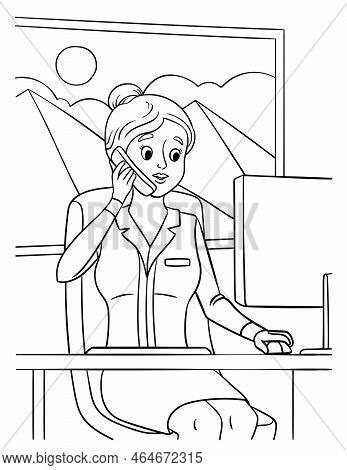 Cute Funny Coloring Vector & Photo (Free Trial) | Bigstock