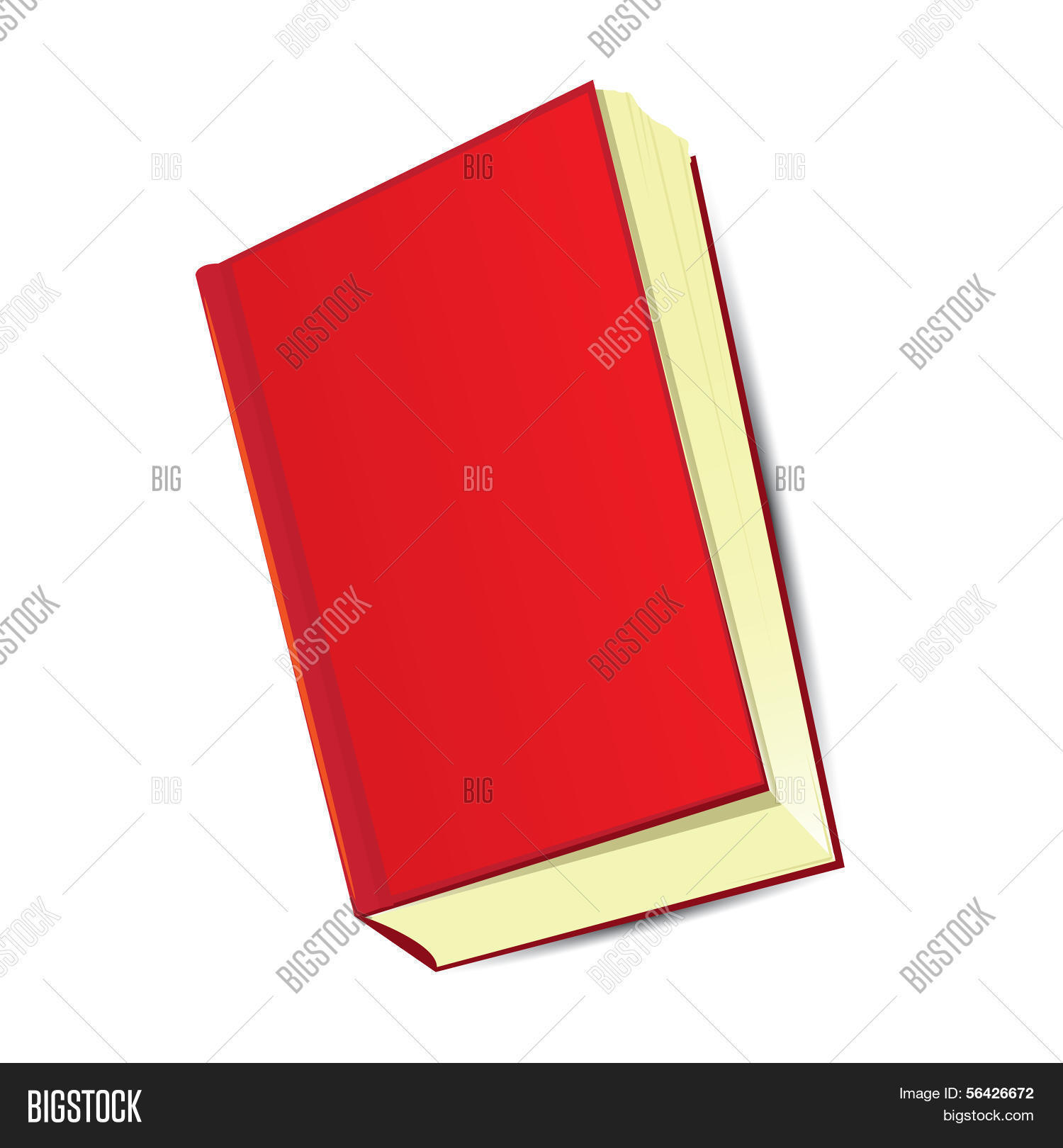 Cartoon Red Book. Vector & Photo (Free Trial) | Bigstock