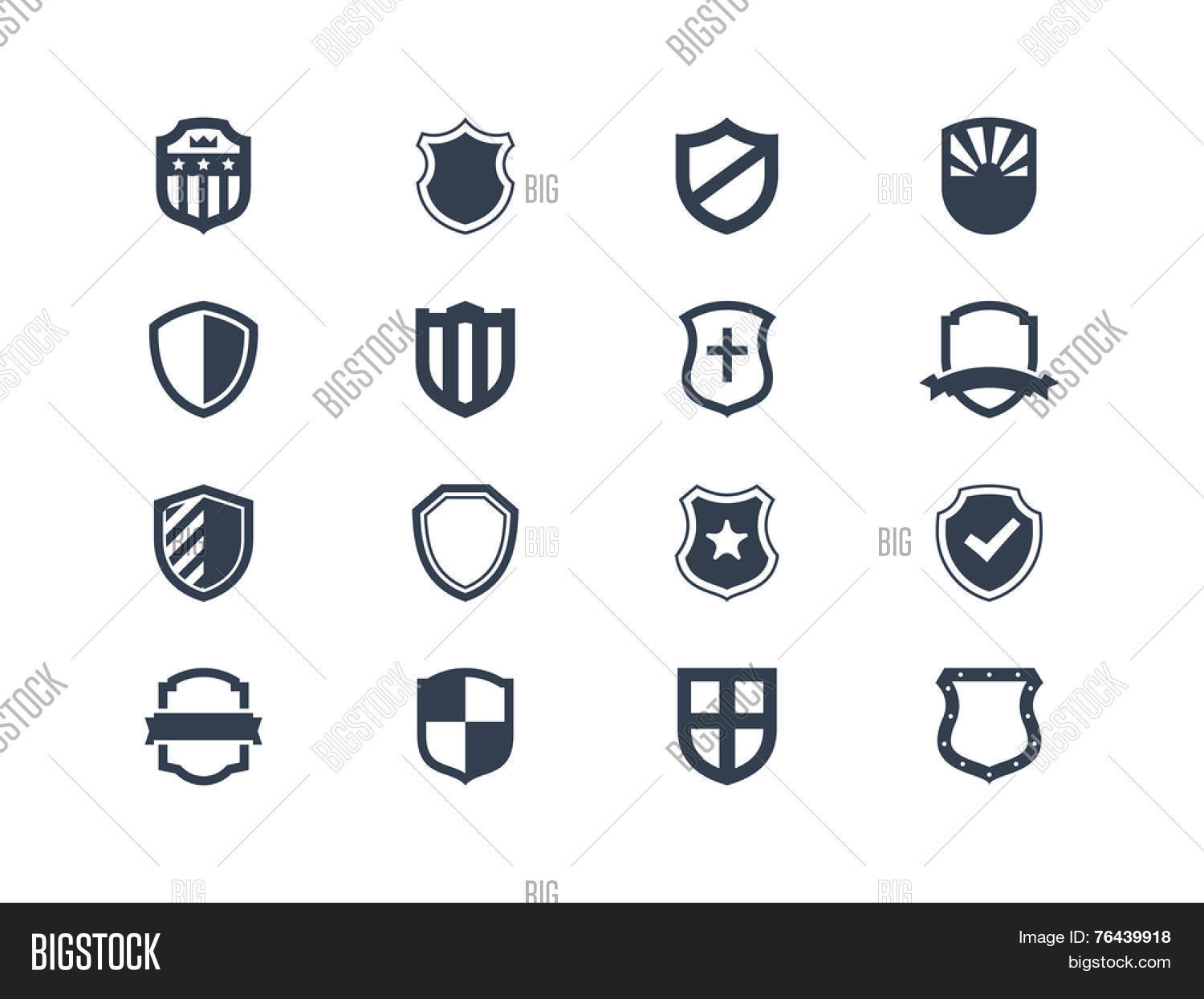 Shield Icons Vector & Photo (Free Trial) | Bigstock