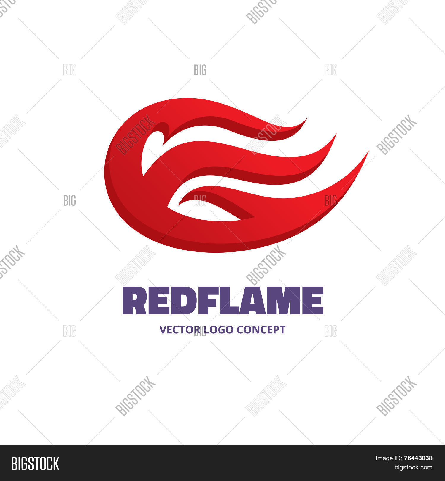 Red Flame - Vector Vector & Photo (Free Trial) | Bigstock