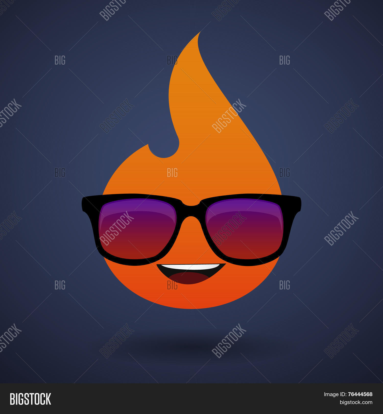 Cute Flame Avatar Vector & Photo (Free Trial) | Bigstock