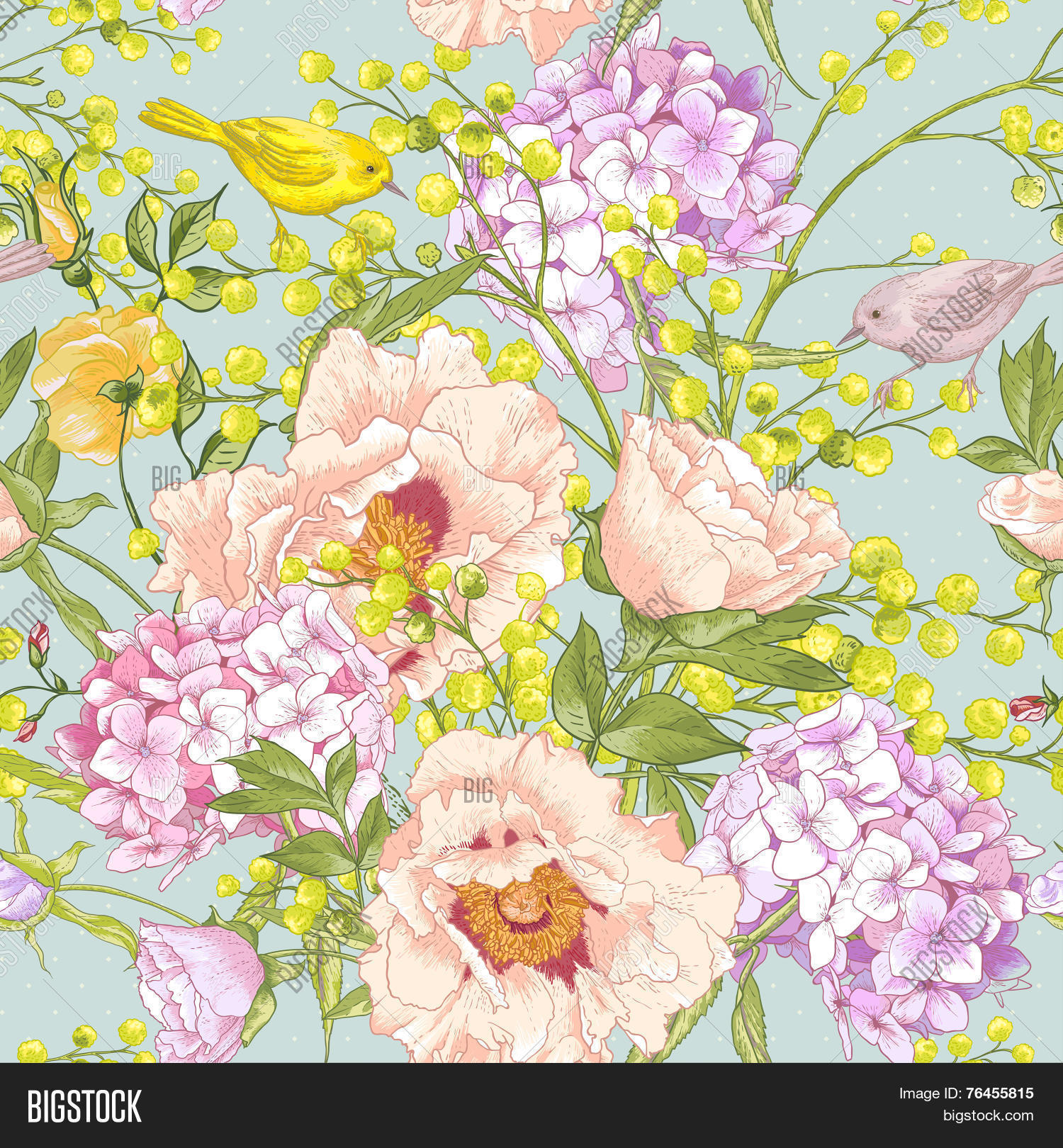 Gentle Spring Floral Vector & Photo (Free Trial) | Bigstock