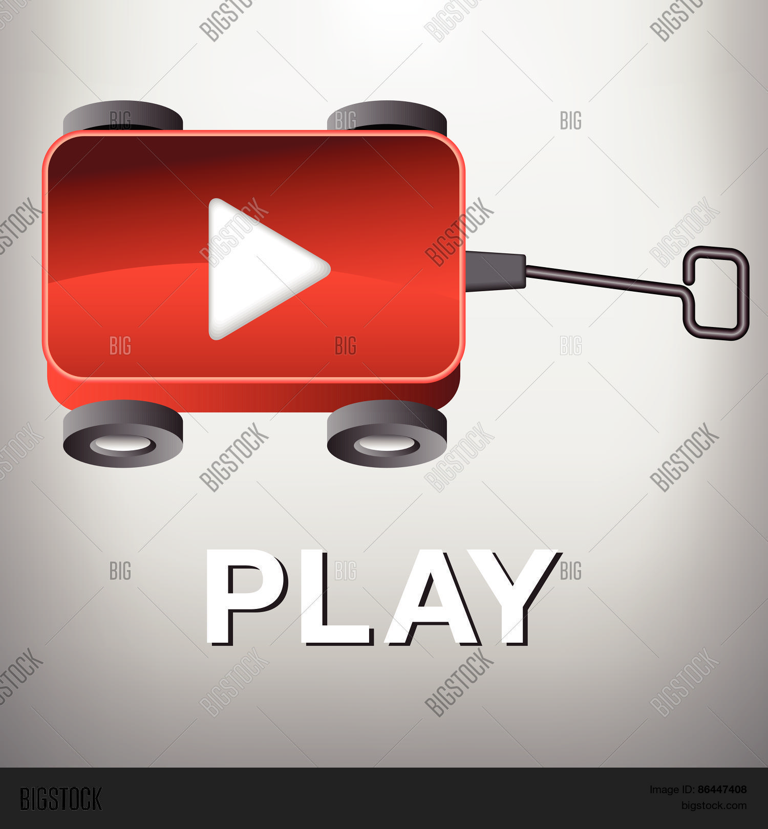 Play Movie Button Vector & Photo (Free Trial) | Bigstock