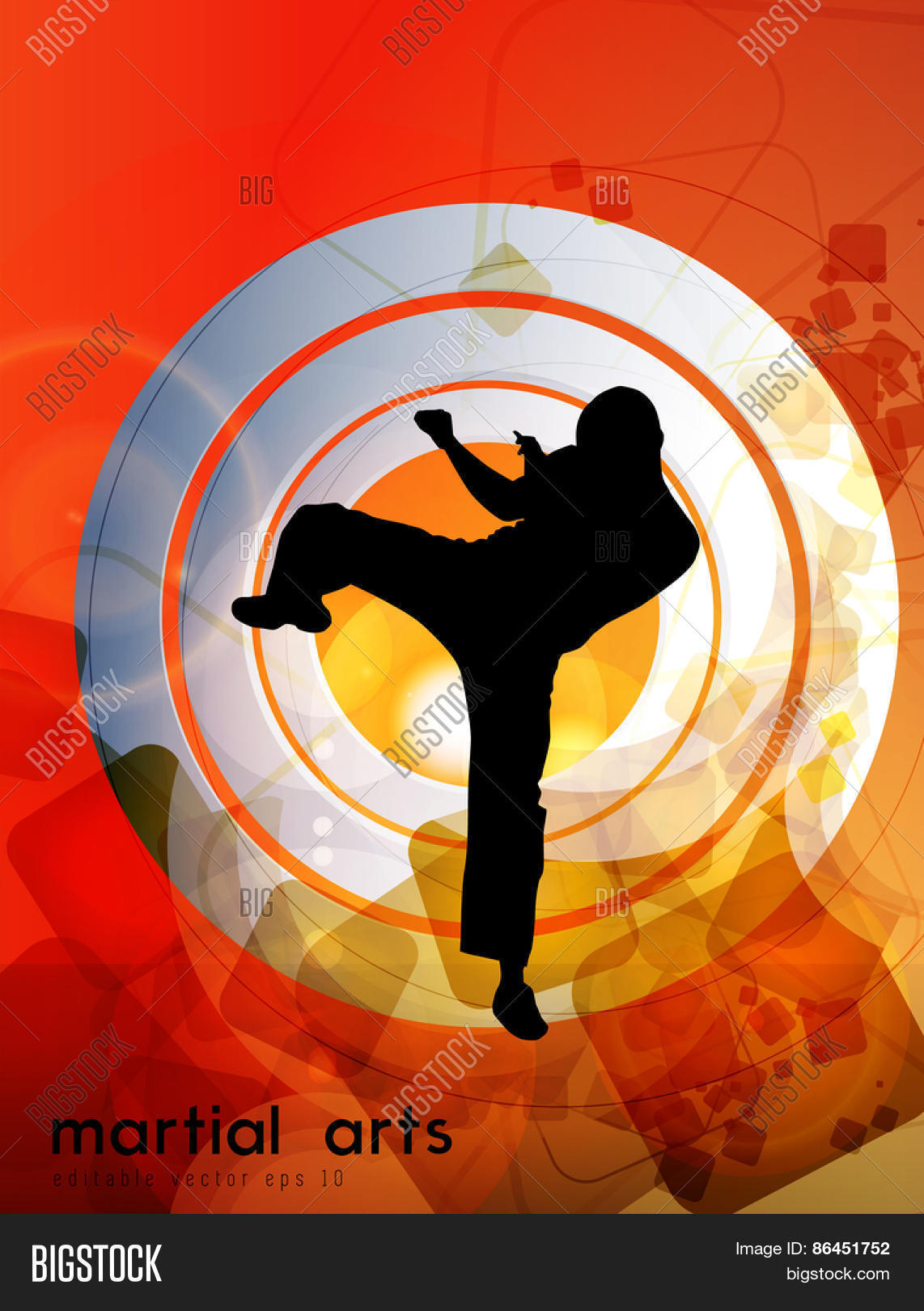 Karate. Vector Vector & Photo (Free Trial) | Bigstock
