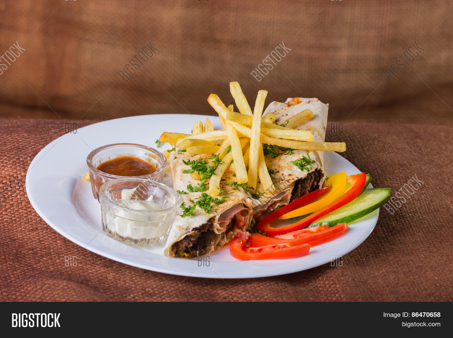 Shawarma Potatoes Image & Photo (Free Trial) | Bigstock
