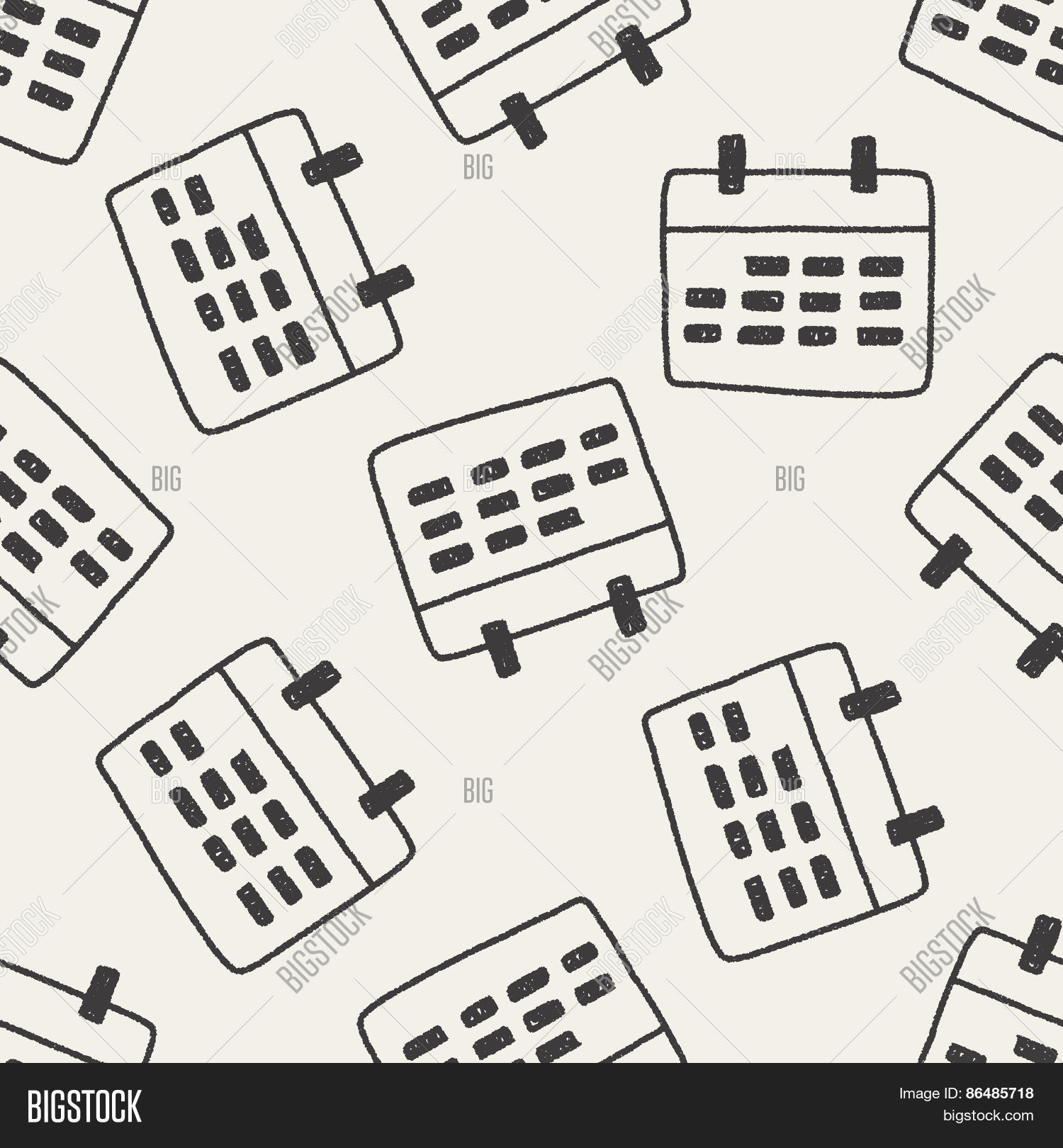 Monthly Calendar Vector & Photo (Free Trial) | Bigstock