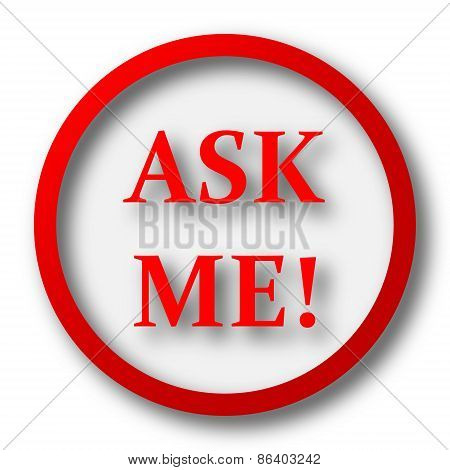 Ask Me Icon Image & Photo (Free Trial) | Bigstock