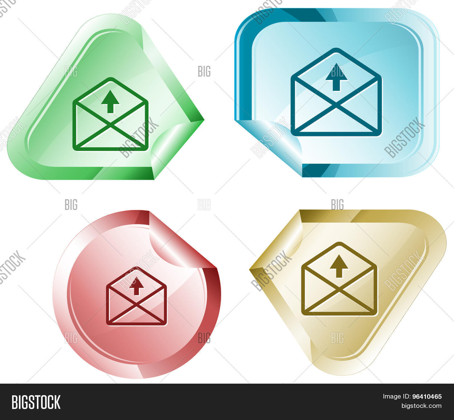 Mail Arrow. Vector Vector & Photo (Free Trial) | Bigstock