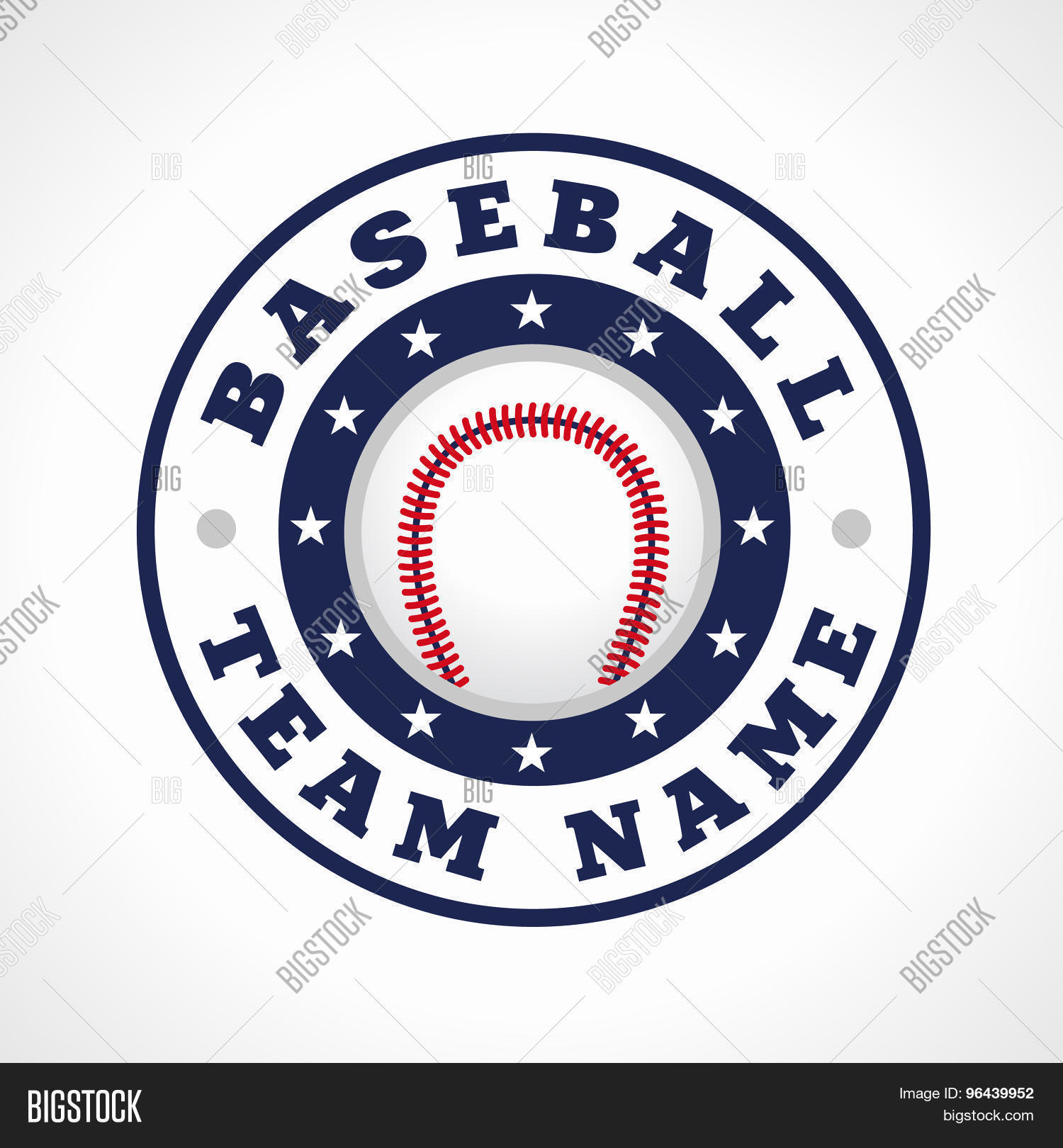 Baseball Vector Logo Vector & Photo (Free Trial) | Bigstock