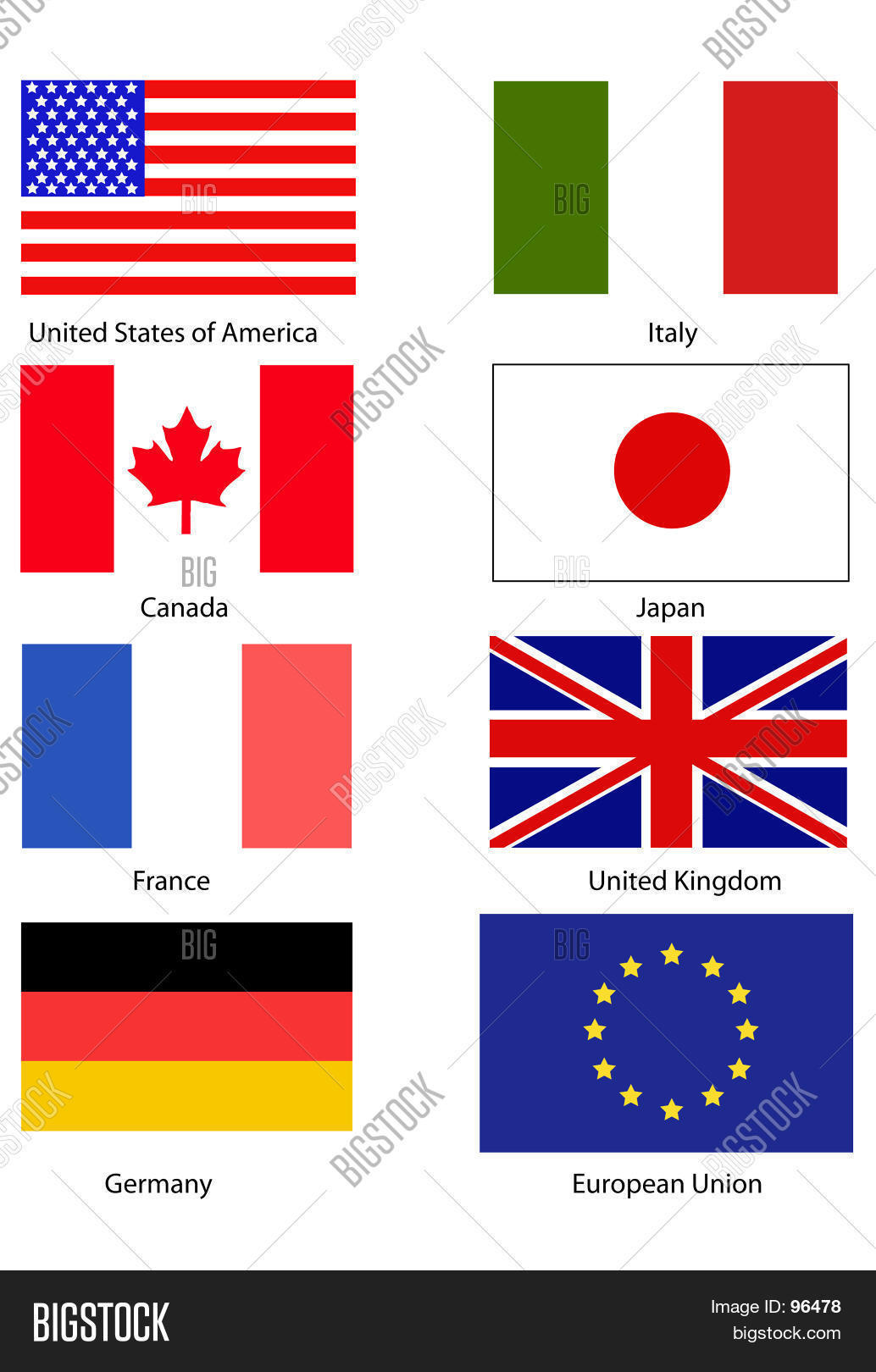 G8 Flags Image & Photo (Free Trial) | Bigstock