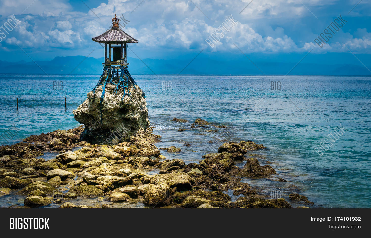 Cute Temple On Shore Image & Photo (Free Trial) | Bigstock