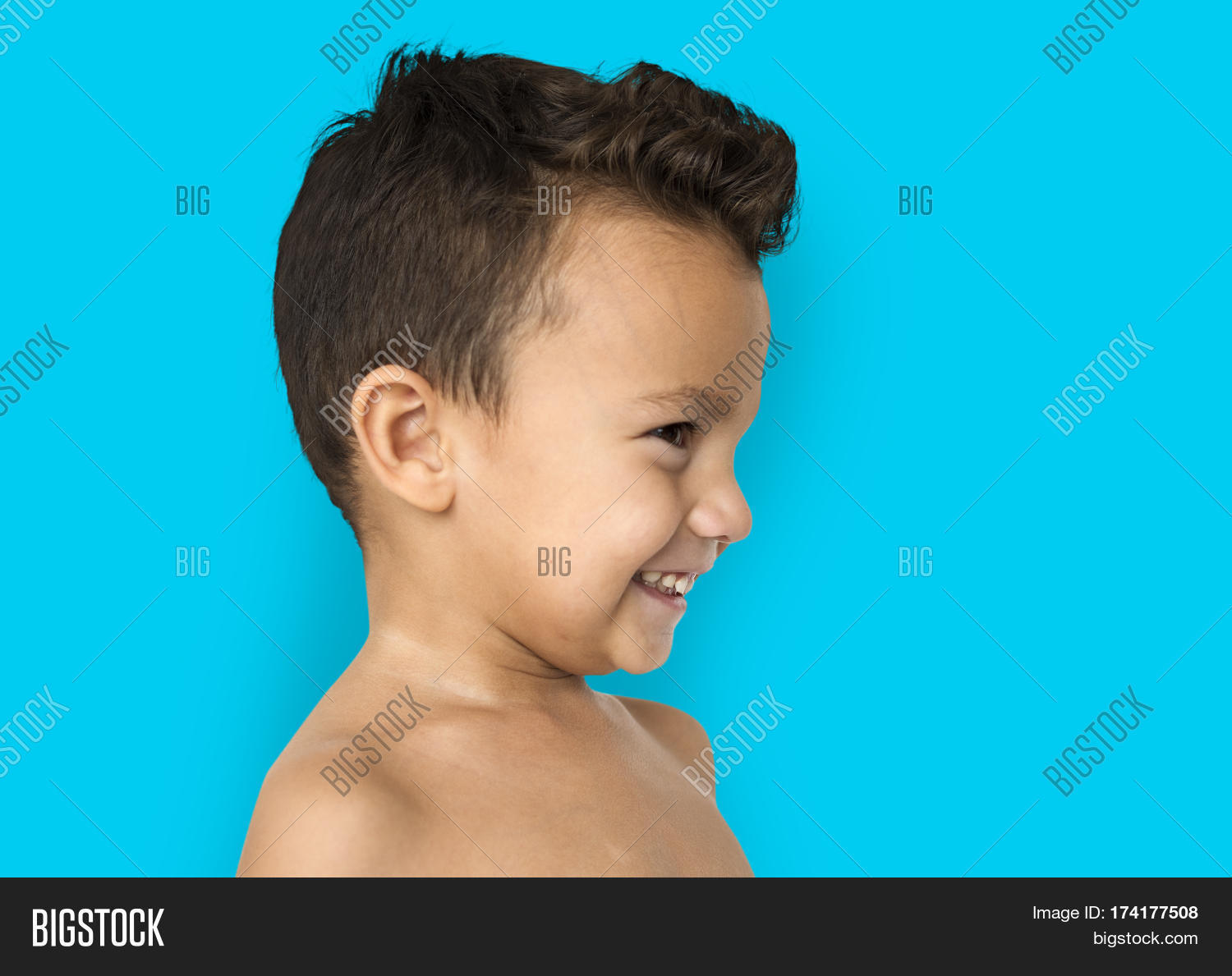 Little Boy Side View Image & Photo (Free Trial) | Bigstock