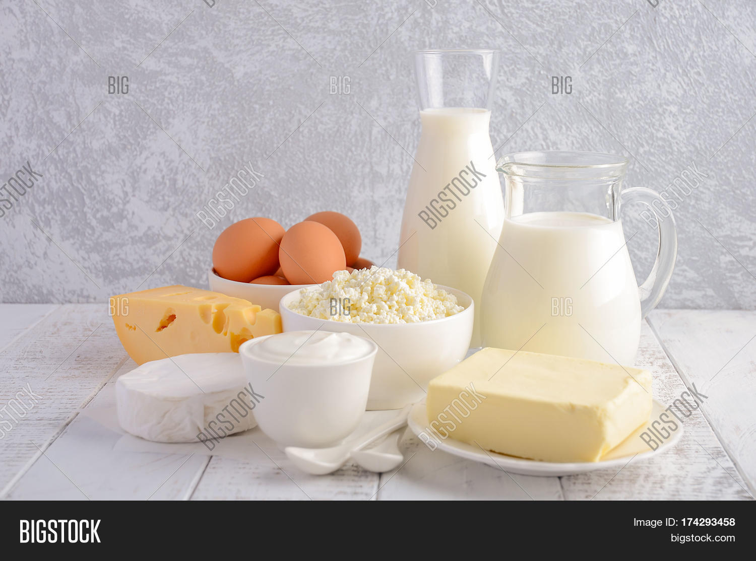 Fresh Dairy Products. Image & Photo (Free Trial) | Bigstock